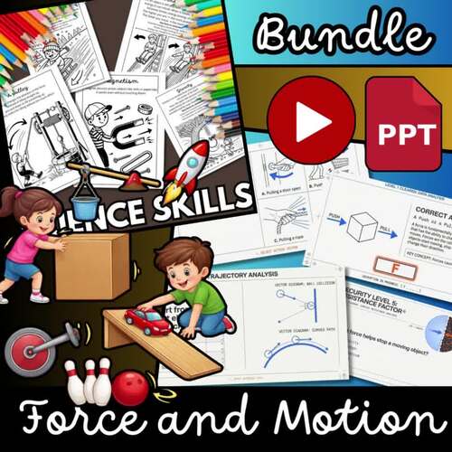 Force and Motion Bundle | Escape Room + Reading Passages and Worksheets ...