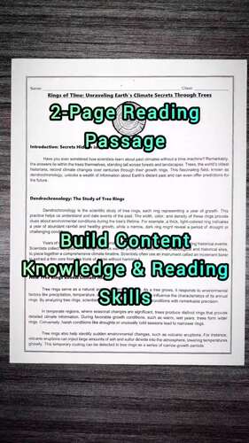 Summer Reading Comprehension Packet Bundle, Grades 6–8, Nonfiction