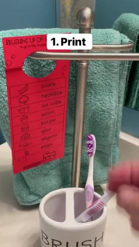 Articulation Carryover Activity Hangers for Home by Candy Apple Speech