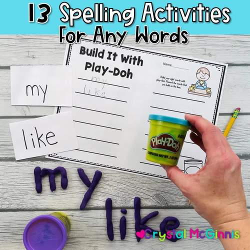 Sight Word Spelling Practice Activities For ANY Words - Sight Word Center