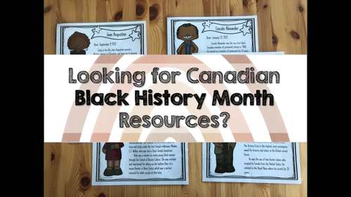 Canadian Black History Month - Black Canadian Figures POSTERS ...