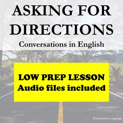 Asking for Directions: Adult ESL Curriculum Auditory Comprehension ...