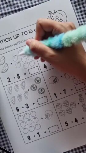 Differentiated Visual Addition Adventure: Picture Addition Up to 10 ...