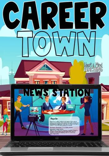 Career Town - Career Exploration Activities by Heart and Mind Teaching