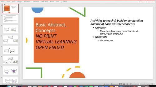 Basic Abstract Concepts of Quantity & Negation: No Print for Distance ...