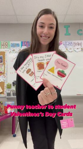 Valentine's Day Cards for Students from Teacher (Punny) - Coffee ...