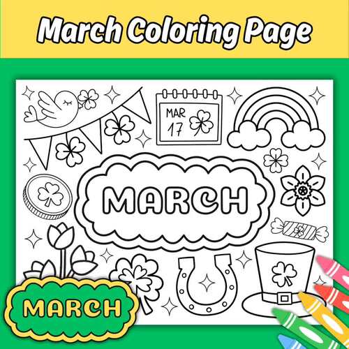 Months of the Year Coloring Pages Bundle, 12 Printable Monthly Coloring ...