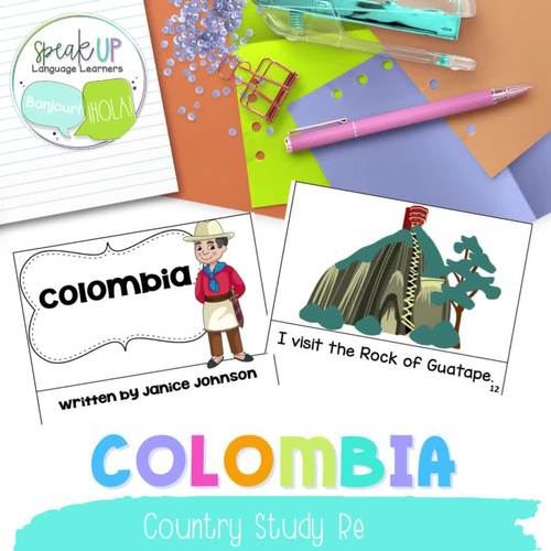 Colombia Country Study Reader & Activities Print & Digital with Audio ...