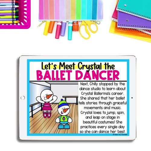 Careers & Community Helpers Lesson, Winter & Snowman Theme, Counseling ...