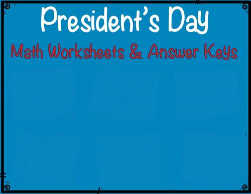 President's Day Themed First Grade ELA and Math Worksheets | TPT