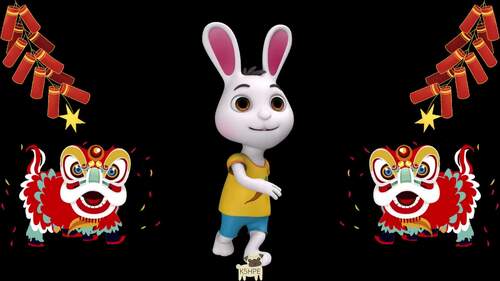 Year of the Rabbit Dance! Chinese New Year Exercise, Creative Movement!!