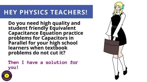 Capacitors in Parallel Electrical Circuits Worksheets for High School ...