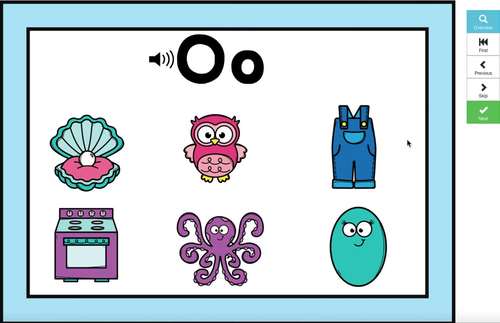 Letter Oo with Boom Cards™ | Digital by Just Julie Shop | TPT