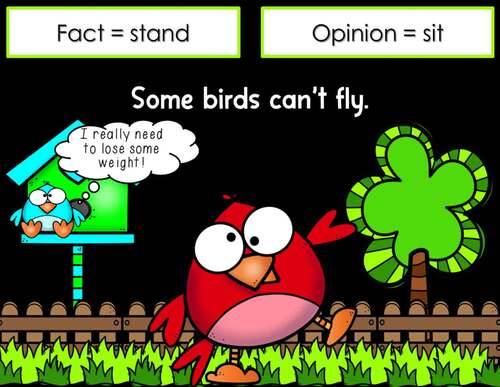 Fact and Opinion PowerPoint | Interactive Fact and Opinion Activities!