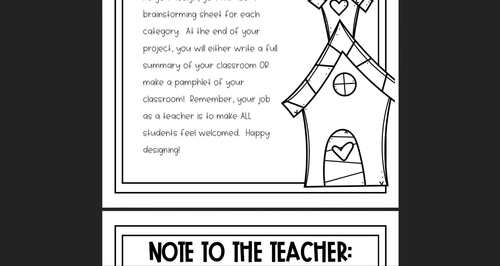 Back to School Project Based Learning: Design a Dream Classroom