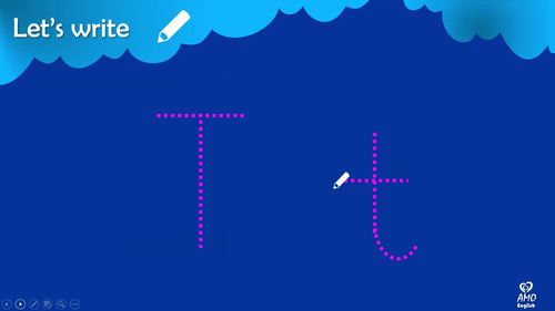 Digital Alphabet Letter T no prep Lesson PPT for Distance Learning