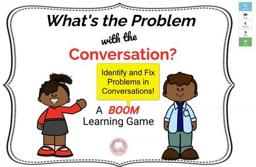 Boom Identify the Problem Conversations Social Skills Elementary