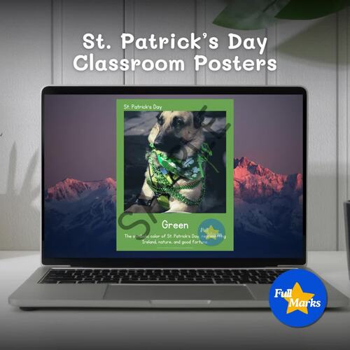 St. Patrick’s Day Printable Classroom Posters, March Bulletin Decor ...