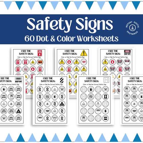Life Skills Worksheets Safety Signs, Special Ed, Functional Literacy ...