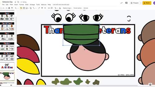 Veterans Day Digital Craft and Activities | TPT