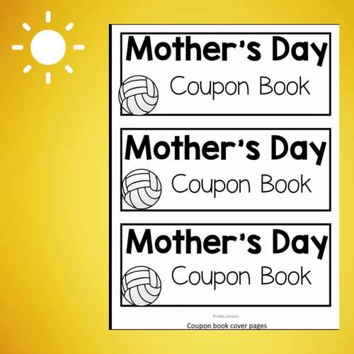 Mother’s Day Coupon Book | Editable Gift Craft for Pre-K to 2nd | TPT