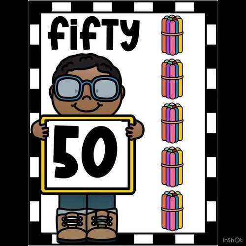 Counting within 100 Classroom Posters by Serendipity Math Shop | TPT