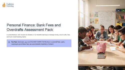 Bank Fees & Account Costs Overdrafts Sal | Financial Literacy ...