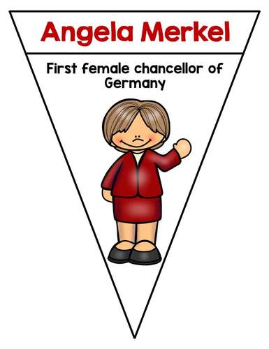 Women's History Month Bulletin Board Pennants & Banner by Joyful 4th