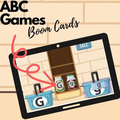 BOOM Cards | ABC Activities | Letter G by Amanda Bandana | TPT