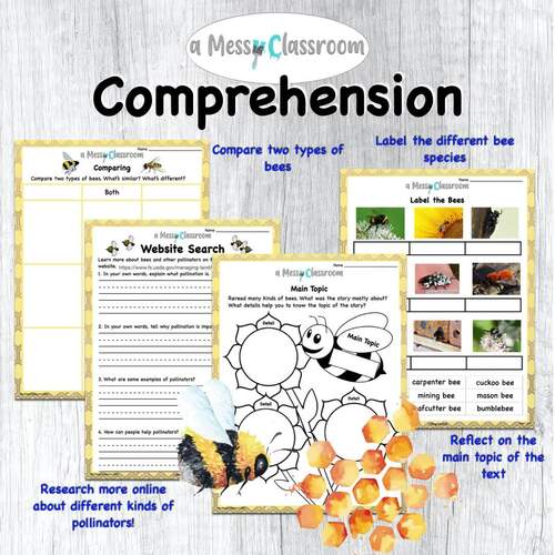 Second Grade Bee Unit Bundle by A Messy Classroom | TPT