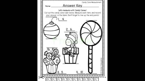 No-Prep Christmas/Winter Review Worksheets--ELA & Math by Kinder Kangaroo