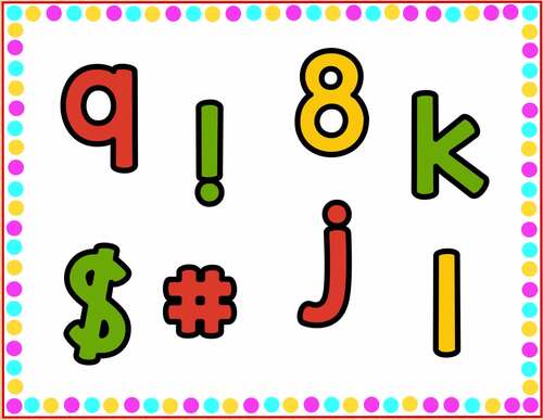 Printable Fall Colors Bulletin Board Letters, Bright Autumn Alphabet ...