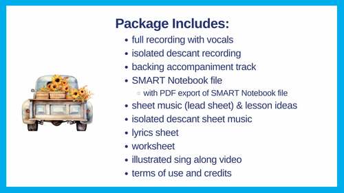 Two-Part Fall Song for Elementary Chorus, Classroom Music and Fall Program