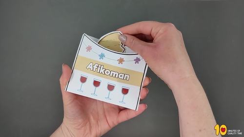 Afikoman Craft for Passover by 10 Minutes of Quality Time | TPT