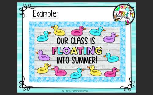 Summer Bulletin Board | Floats Bulletin Board | Floating into Summer!