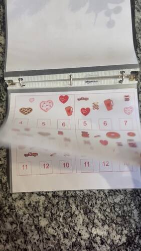 Valentine's day Clip Cards number 1-12 counting numbers Math Center ...