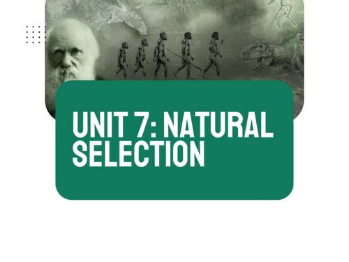 AP Biology Unit 7: Natural Selection Complete Unit | TPT
