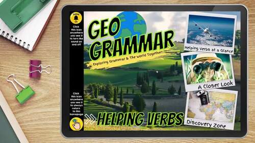 3rd Grade Grammar Activities: HELPING VERBS (LINKtivity® + Mini-Unit)