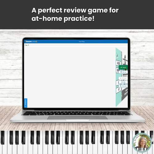 Harmonic & Melodic 3rds & 4ths on the Staff BOOM™ Cards Intervals Activity