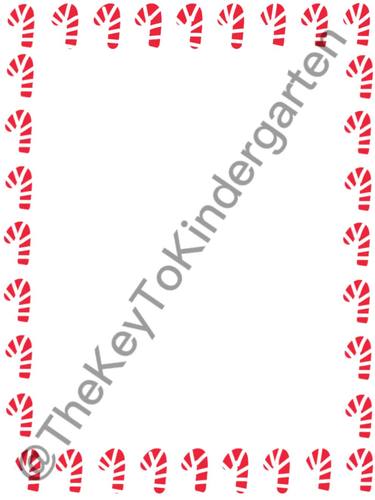Holly Jolly Holiday Borders by The Key to Kindergarten | TPT