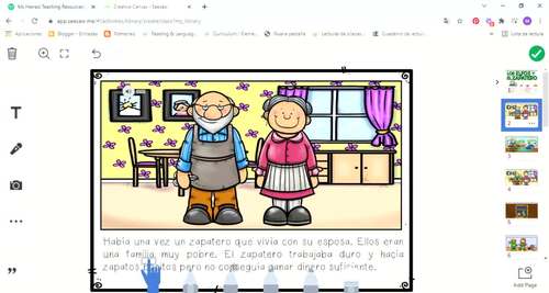 Digital Story in Spanish | Lectura Cuento | Google Slides y Seesaw