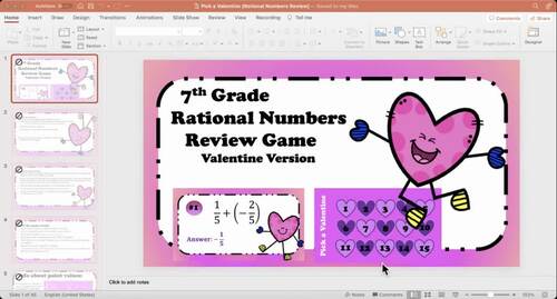 Rational Numbers Review GAME & Operations with Fractions MAZES ...