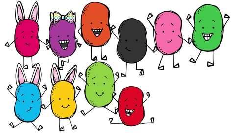 Jelly Beans clip art Easter clip art Candy clip art COMBO PACK | TPT