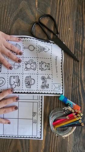 Words Their Way Phonics Program for Kindergarten* Beginning Sounds Word ...