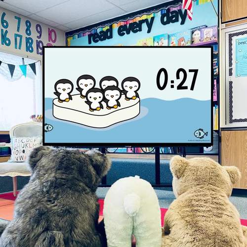 Classroom Management Visual Timers JANUARY | Time Management Digital ...