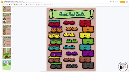 Digital Garden Gnome Activity: Build A Spring Gnome Art Project ...