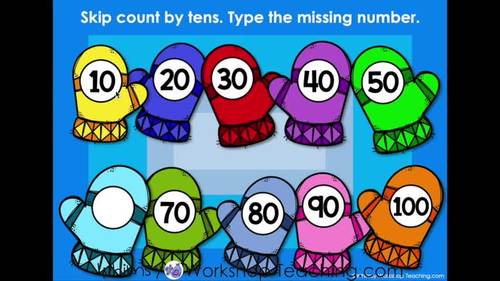 Google Slides Math Skip Count By Ten Digital Activities Distance Learning