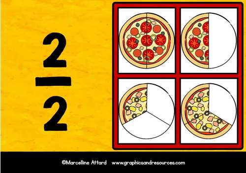 IDENTIFY PIZZA FRACTION ACTIVITY MATH BOOM CARDS DIGITAL GAME GEOMETRY ...