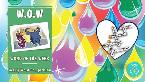 W.O.W. - Word of the Week by TEACH ANY STUDENT | TPT
