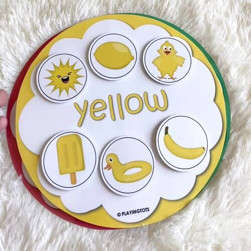 Colors Matching Activity, Learn the Colors, Color Sorting, Preschool, Pre-K